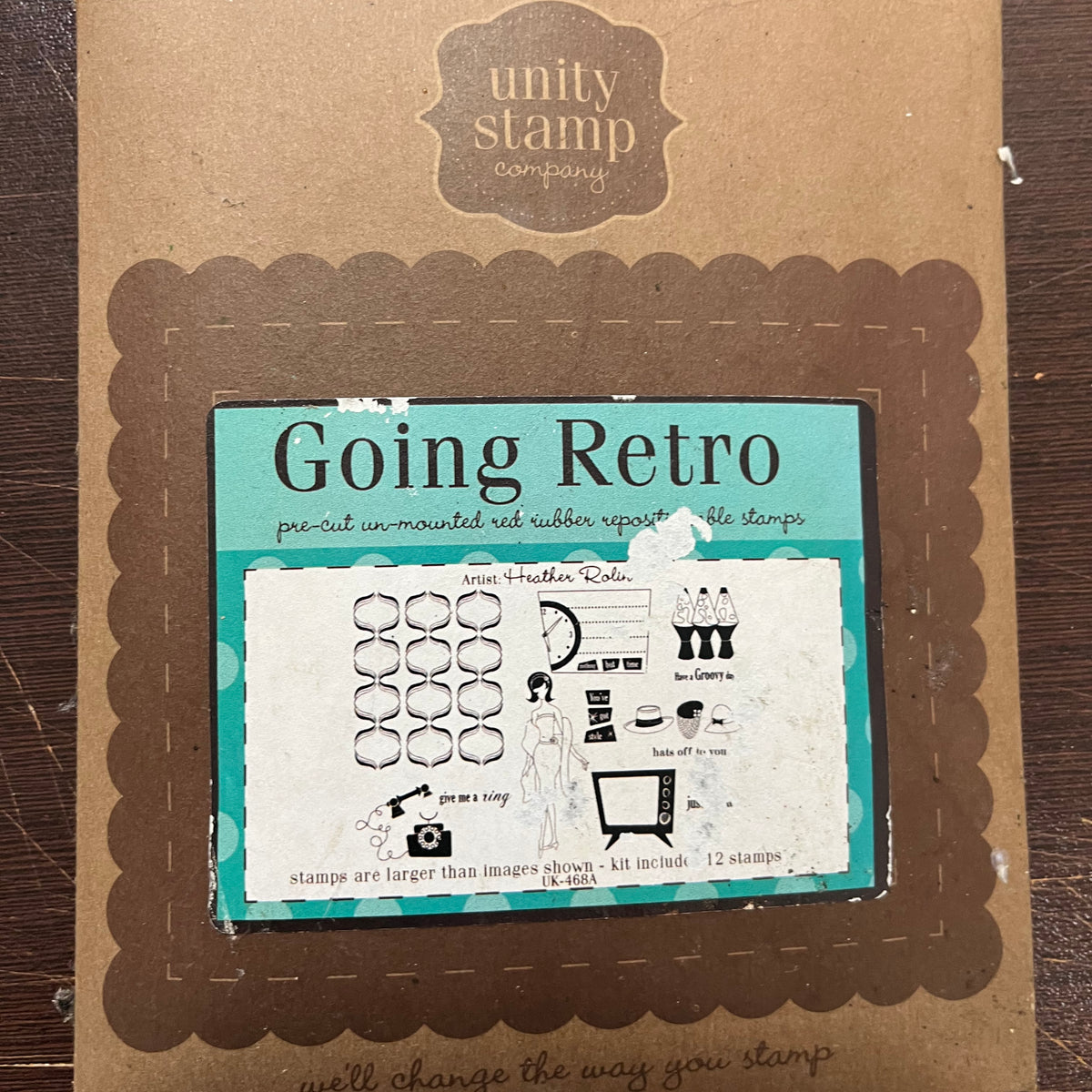 Hidden Treasure - 39 - Unity Stamp - Going Retro – Dies R Us