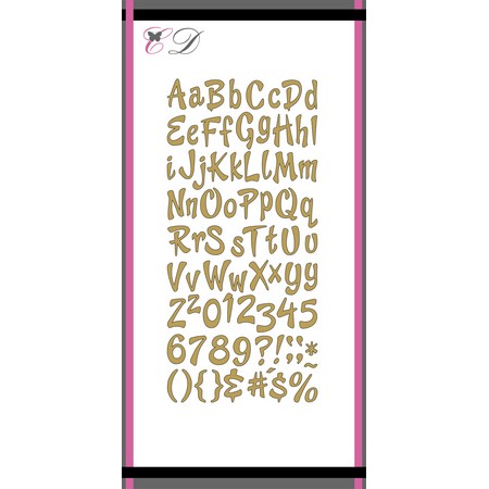 Cheapo Dies - Font - Asian – Dies R Us