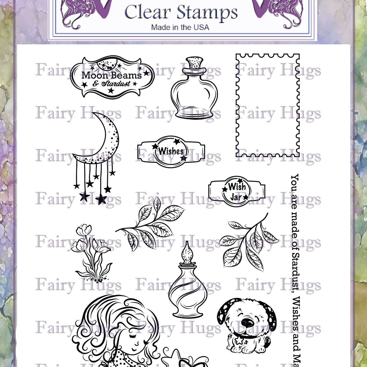 Fairy Hugs Stamps - Stardust Wishes Set – Dies R Us